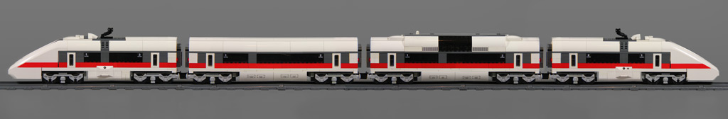 Lego ICE 7897 – Verlängerung von zwei Bausätzen zu einem Zug ...