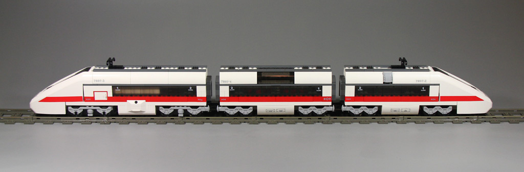 Lego ICE 7897 – Verlängerung von zwei Bausätzen zu einem Zug ...